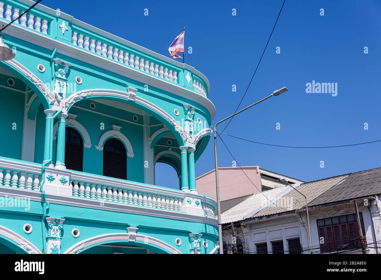 Old town sino portuguese architecture phuket hi-res stock photography ...