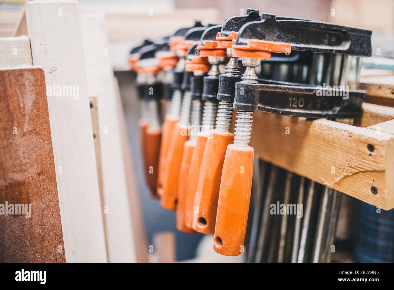 Carpenter's work tool in the workshop Stock Photo - Alamy