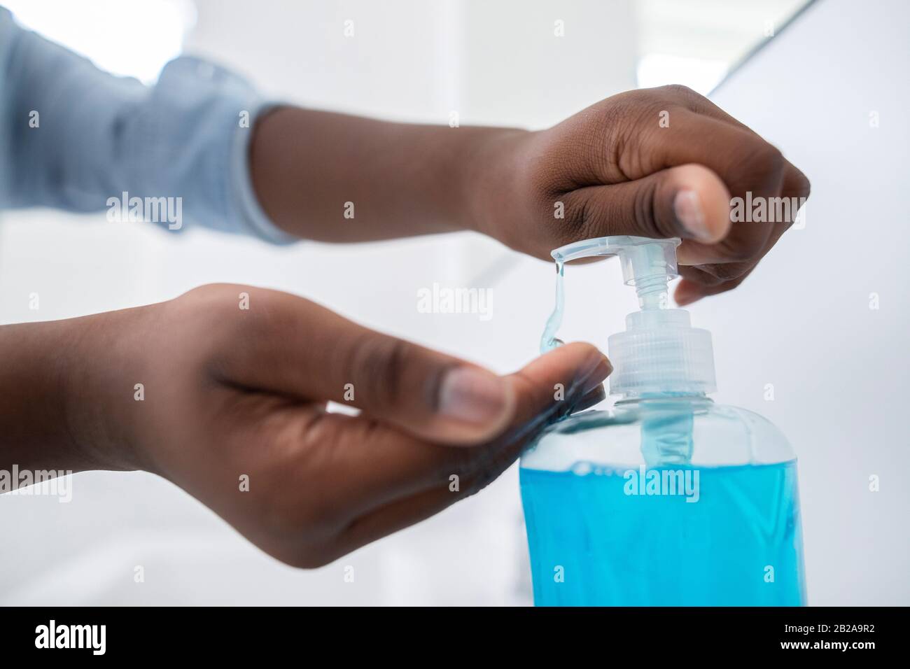 Boy washing hands hi-res stock photography and images - Alamy