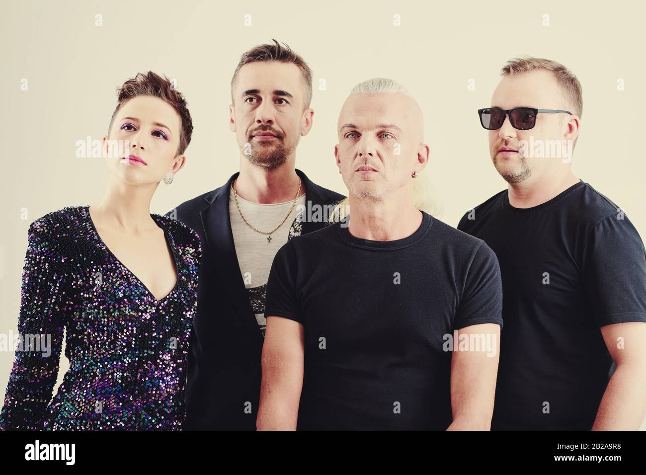 Male meeting at concert hi-res stock photography and images - Alamy