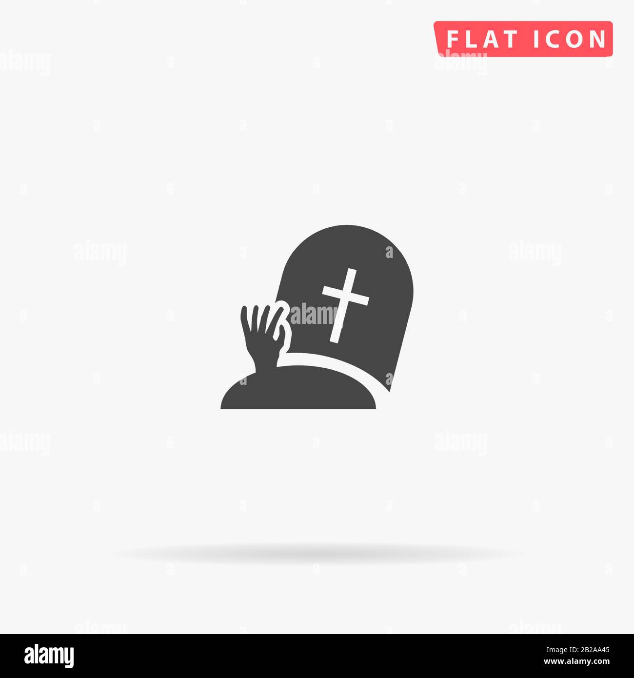 Zombie horror glyph icon Stock Vector Images - Alamy