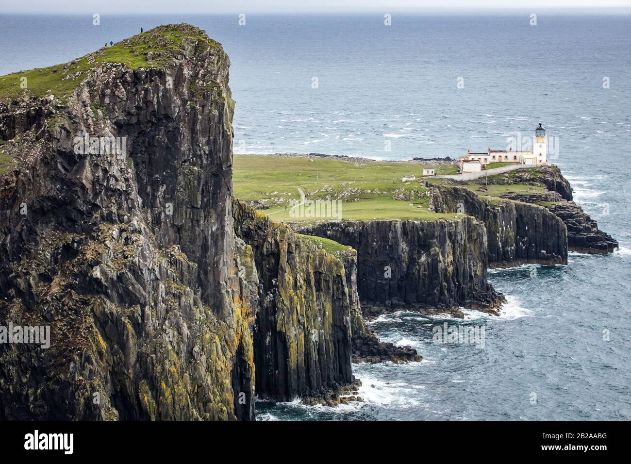 Neist Point Lighthouse on the Isle of Skye in Scotland Stock Photo - Alamy
