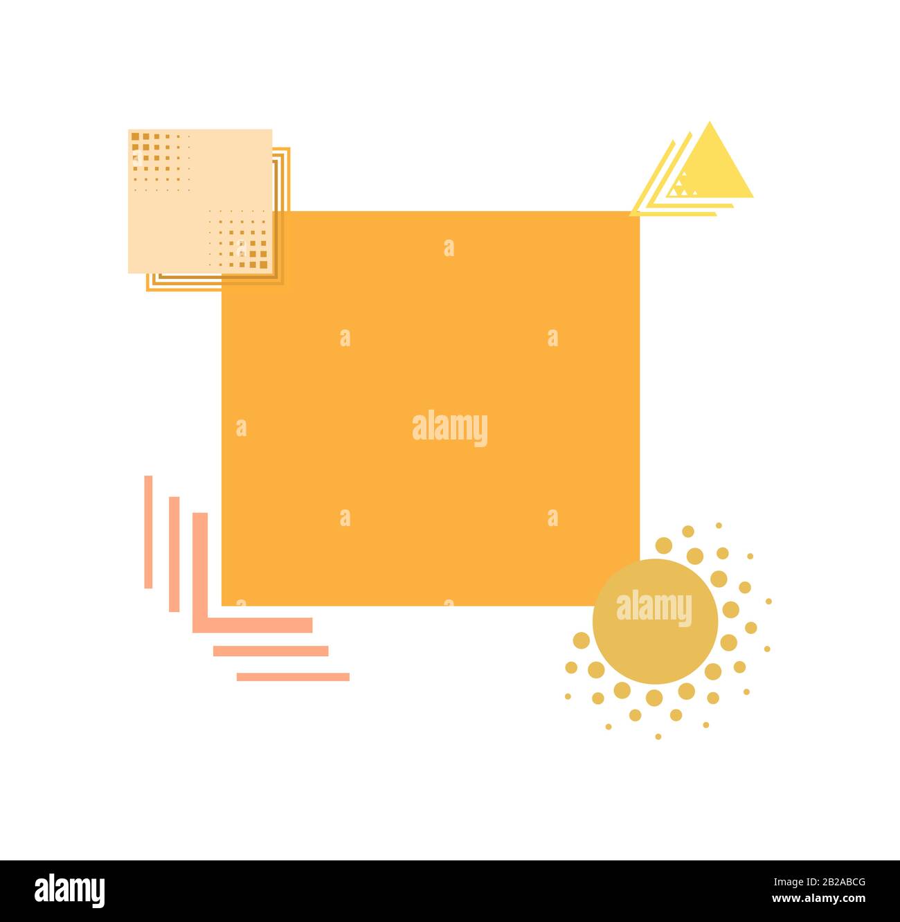 Geometric badges for inscriptions. Modern Trendy minimal design. Vector ...