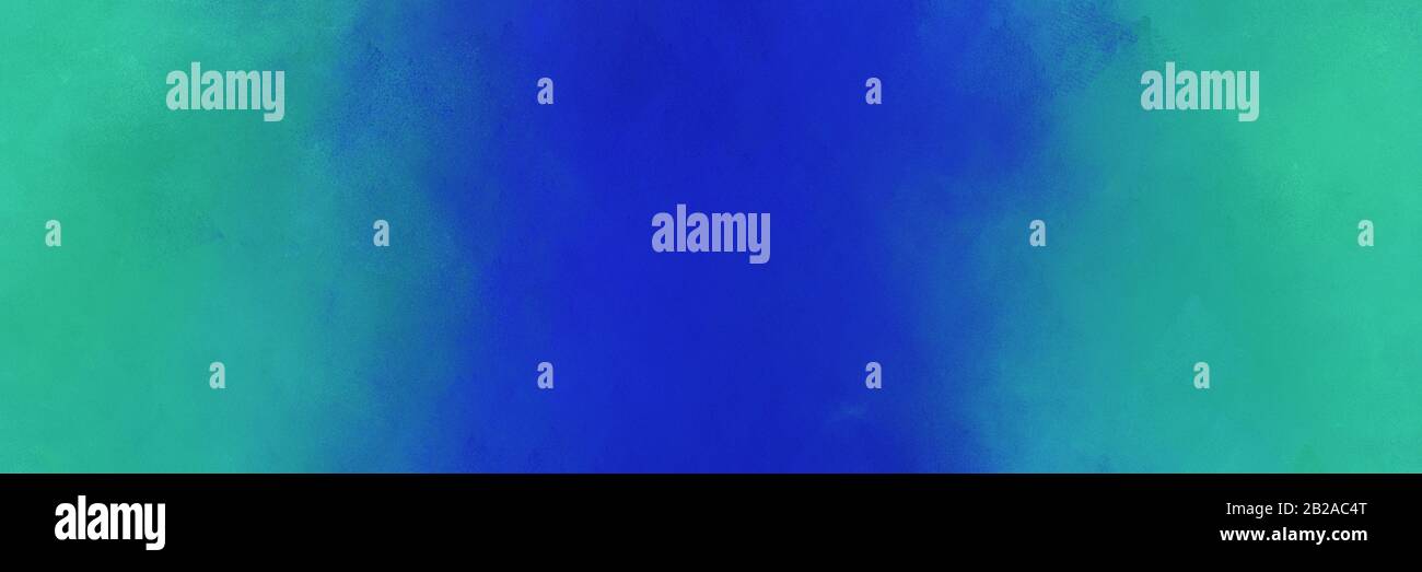 old color brushed vintage texture with light sea green, strong blue and ...