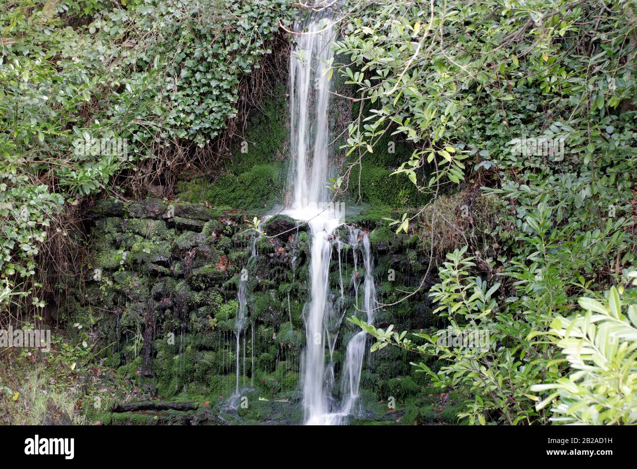 Tillingbourne Waterfall ( Secret Places Stock Photo - Alamy