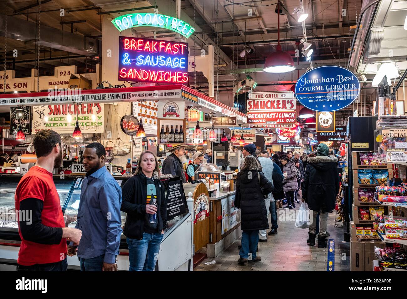 Market street philadelphia railroad hi-res stock photography and images ...