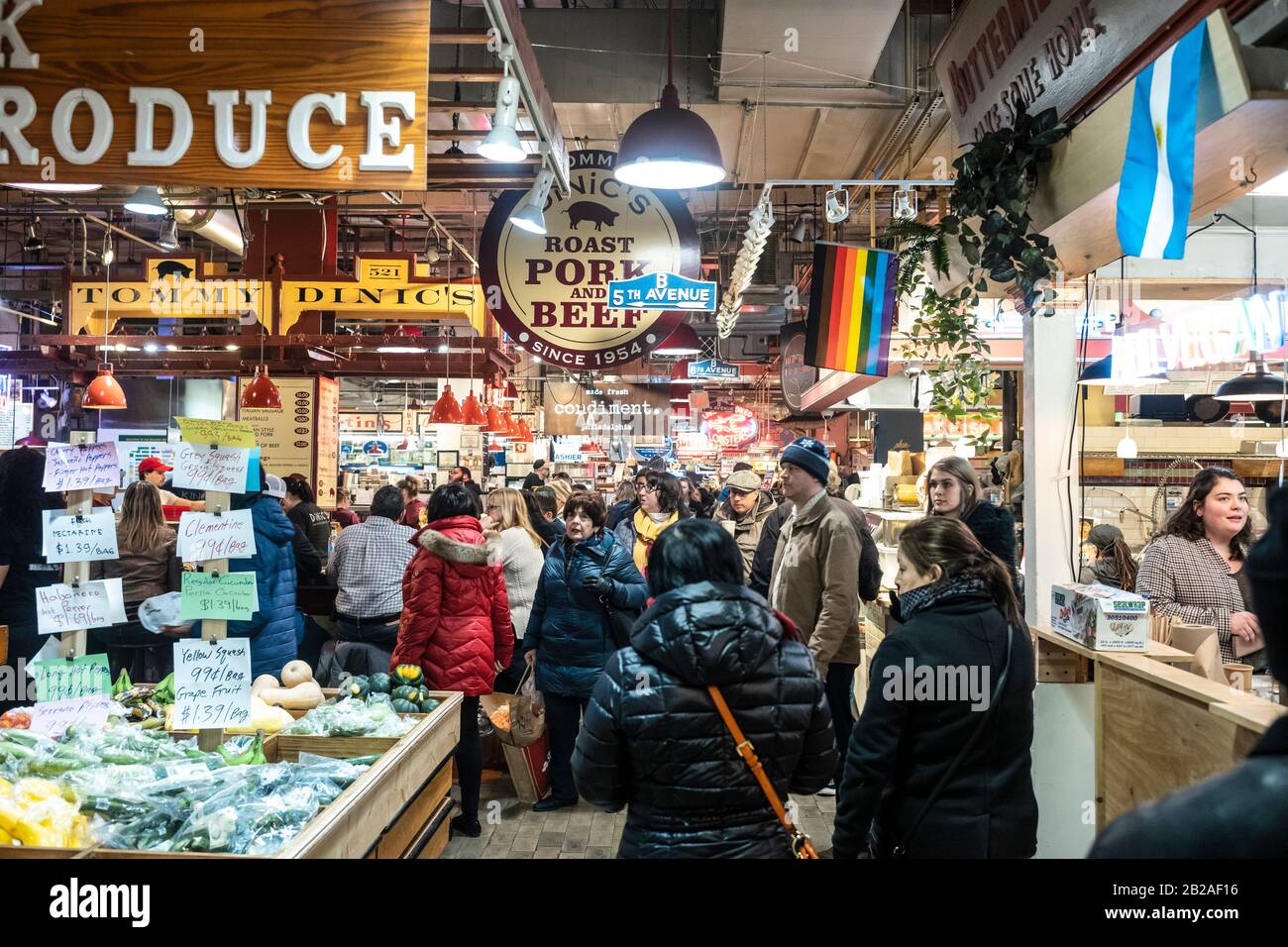 Philadelphia Reading Street Market High Resolution Stock Photography ...