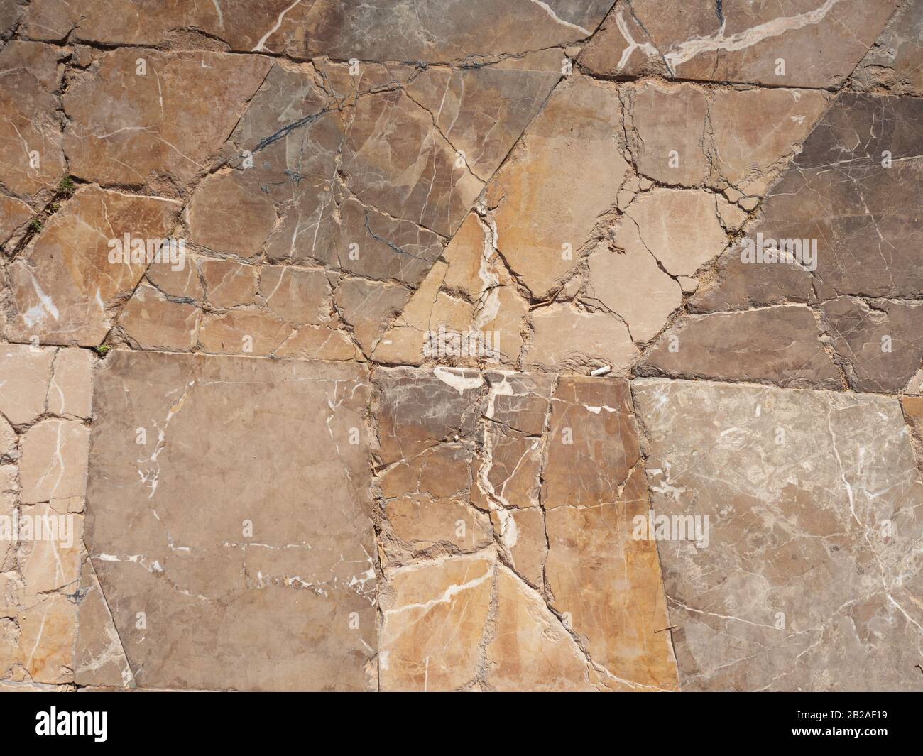 Marble tilles floor. Polished red limestone as finishing material for ...