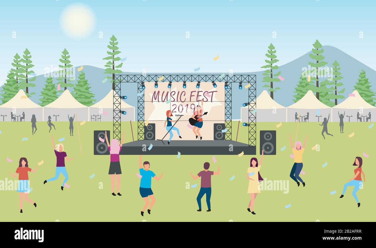 Outdoor Concert Clipart