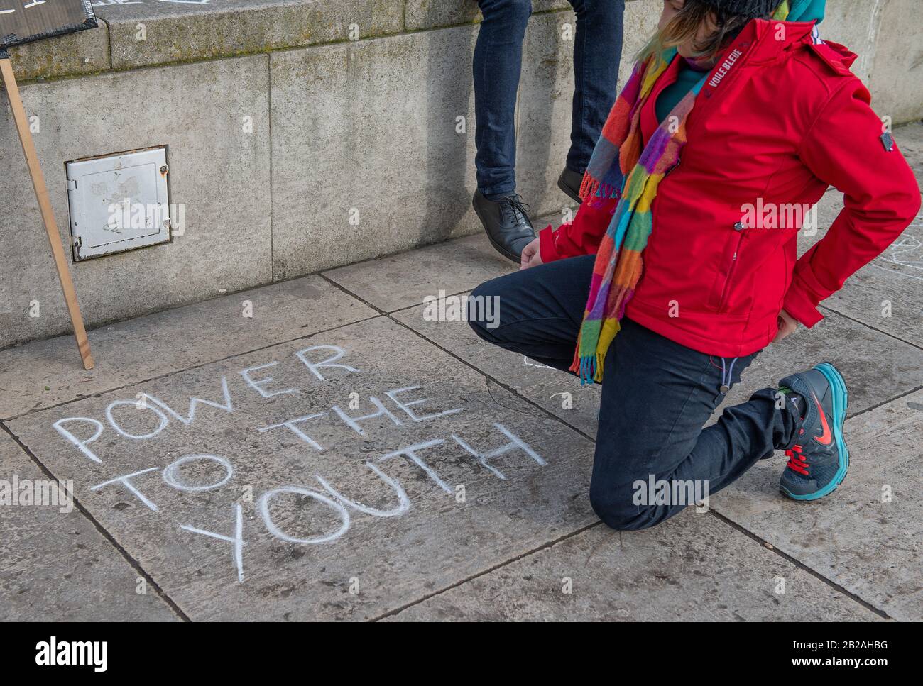 Political graffiti climate change hi-res stock photography and images ...