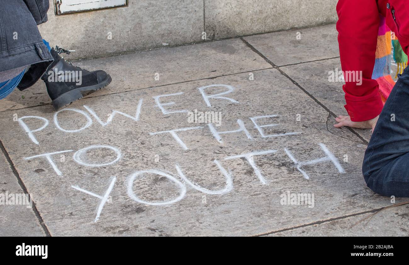 Political graffiti climate change hi-res stock photography and images ...