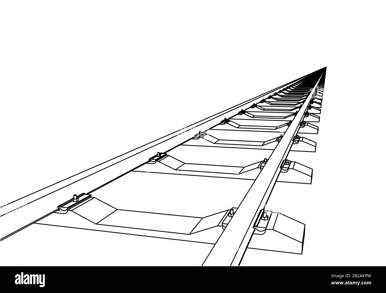 Perspective Drawing Train Stock Photos & Perspective Drawing Train ...