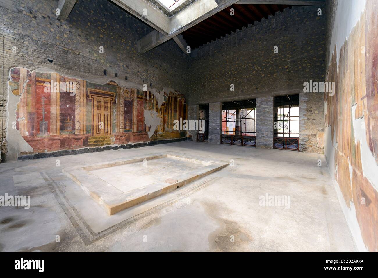 Oplontis Villa of Poppea - The ancient entrance to the villa was on the ...