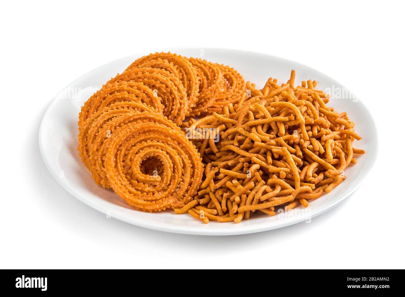 Indian besan sev Cut Out Stock Images & Pictures - Alamy