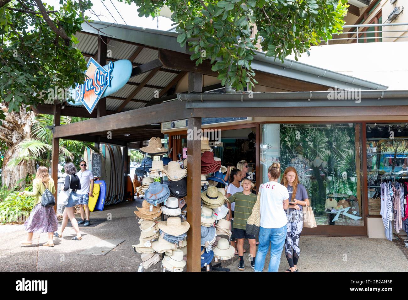 Byron bay main street new hi-res stock photography and images - Alamy