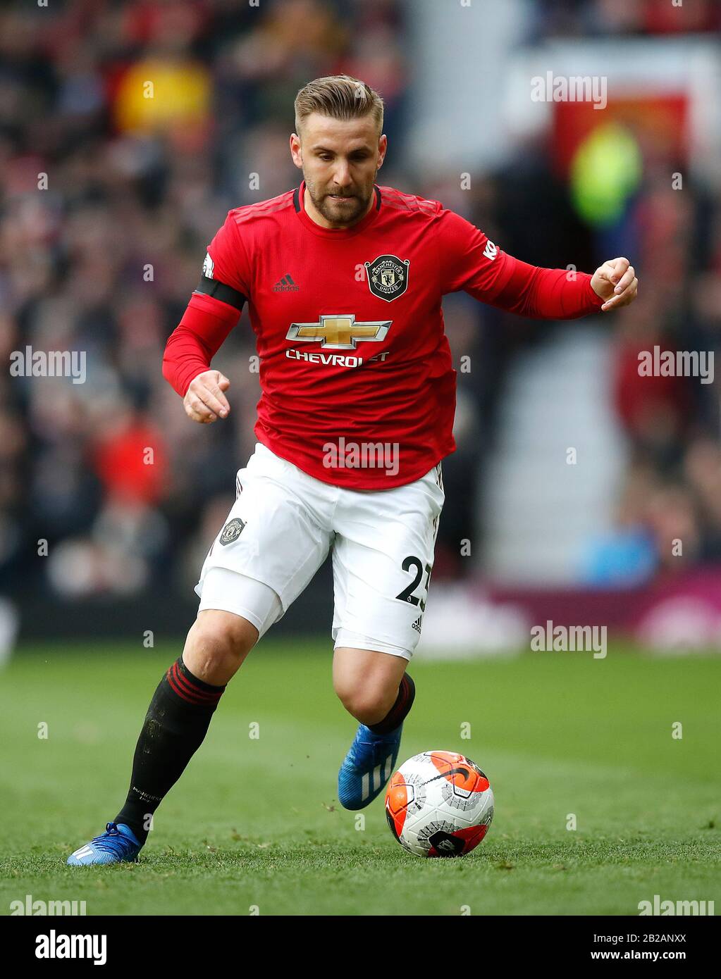 Manchester United's Luke Shaw Stock Photo - Alamy