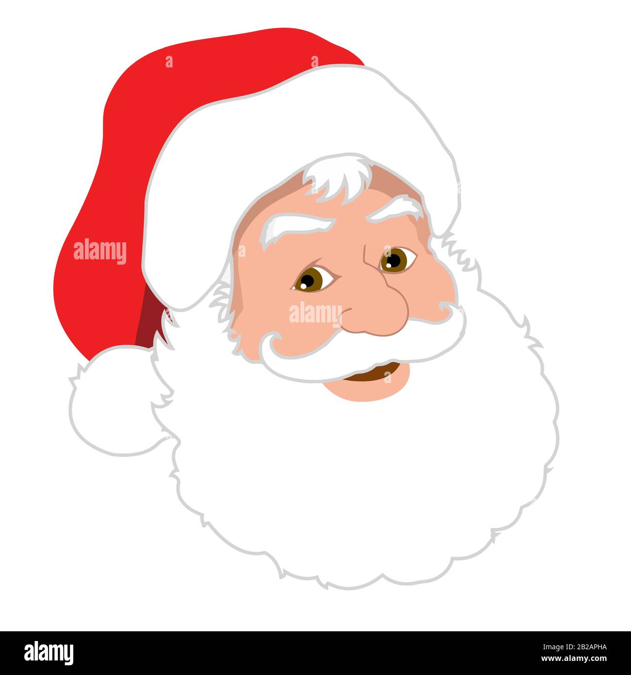 Printable Santa Face