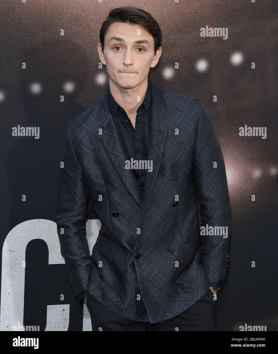 Los Angeles, USA. 01st Mar, 2020. Will Ropp arrives at the Warner Bros ...