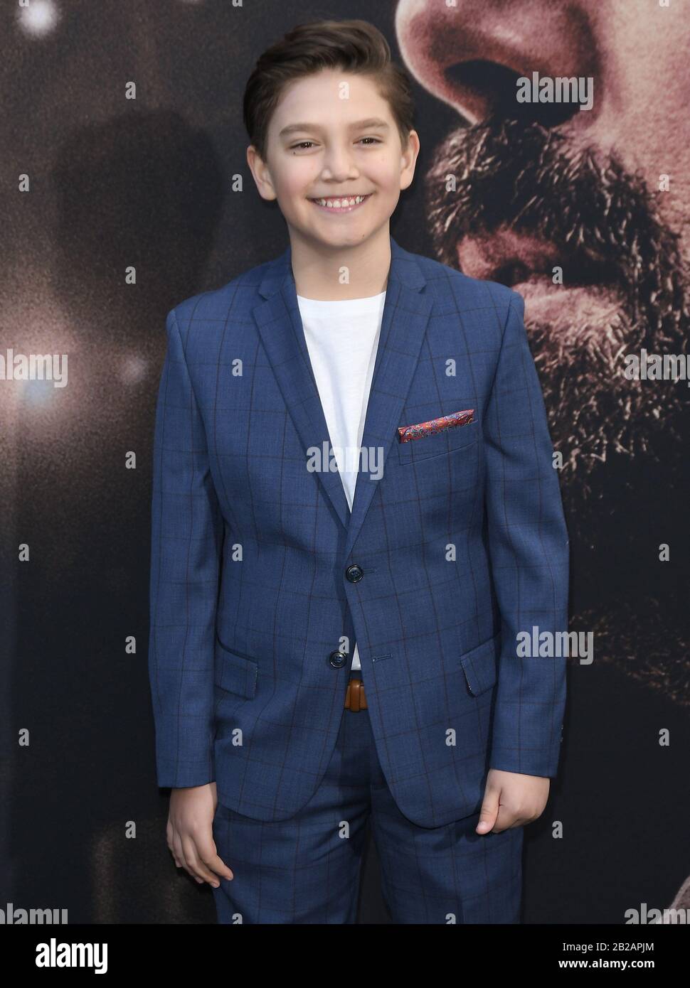 Los Angeles, USA. 01st Mar, 2020. Nico David arrives at the Warner Bros ...