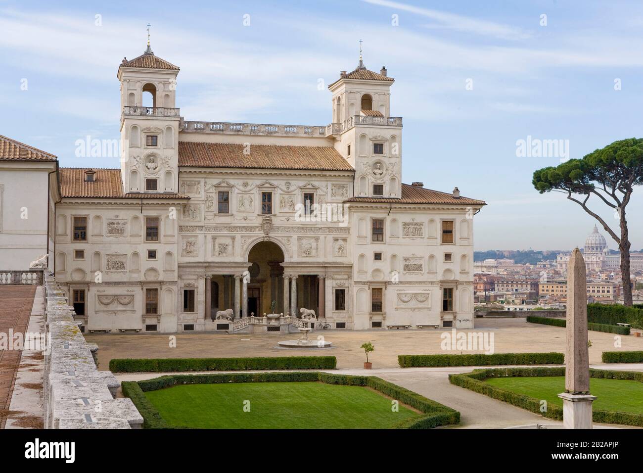 VILLA MEDICI, ROME Stock Photo - Alamy