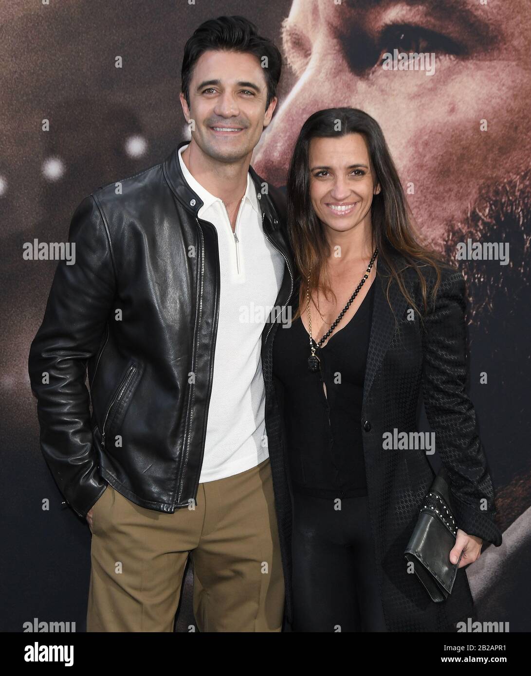 Los Angeles, USA. 01st Mar, 2020. (L-R) Gilles Marini and Carole Marini ...