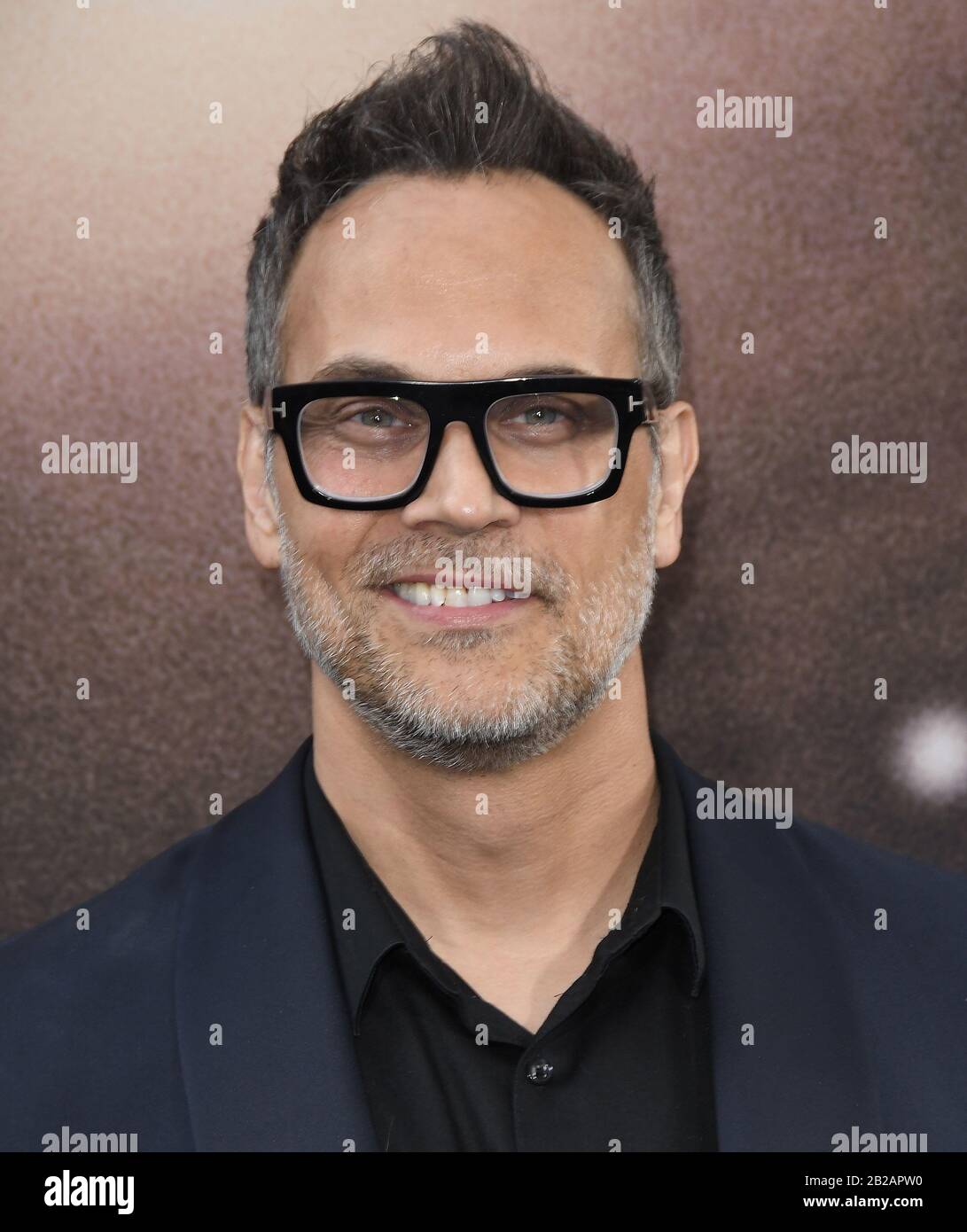 Los Angeles, USA. 01st Mar, 2020. Todd Stashwick arrives at the Warner ...