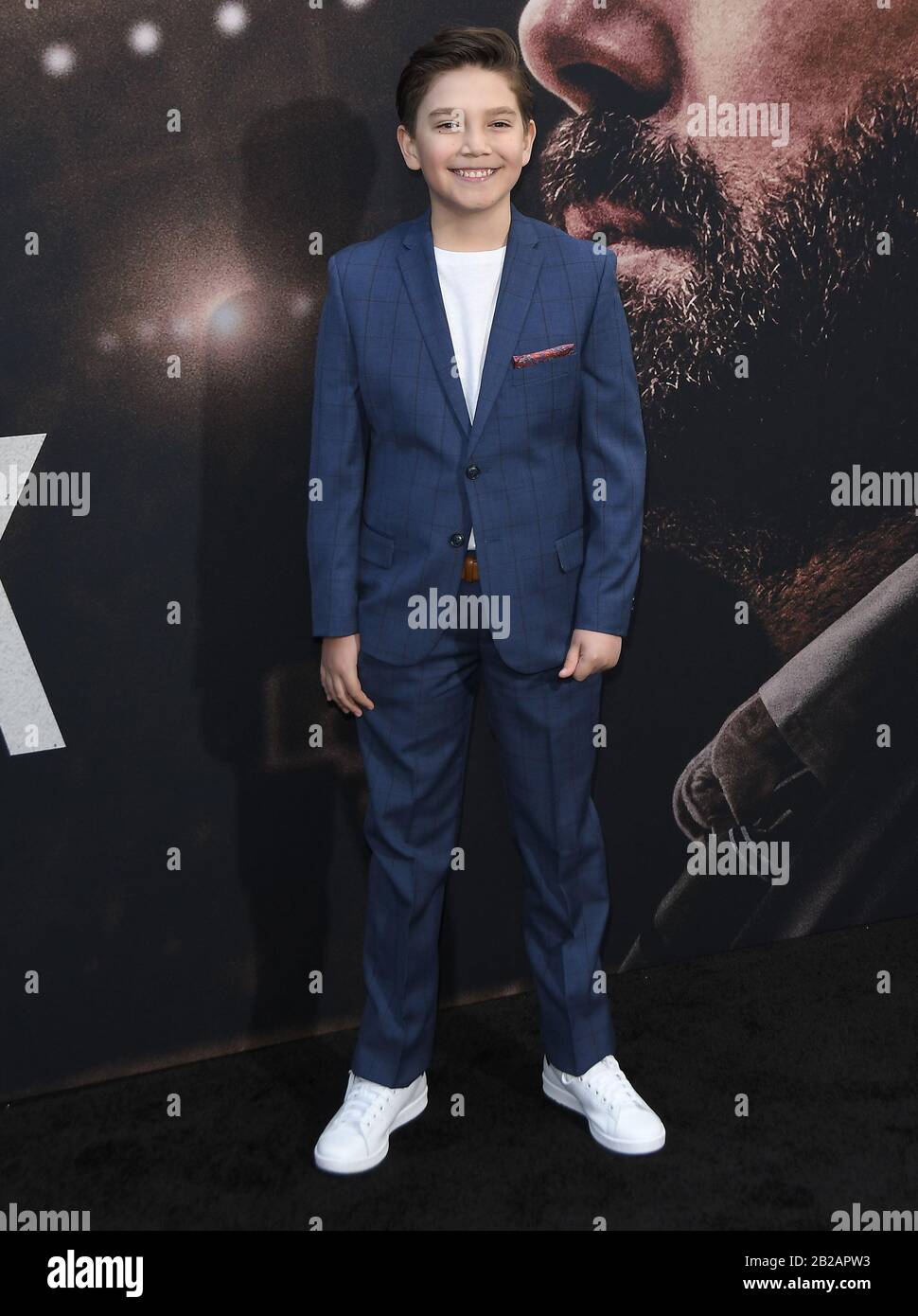 Los Angeles, USA. 01st Mar, 2020. Nico David arrives at the Warner Bros ...