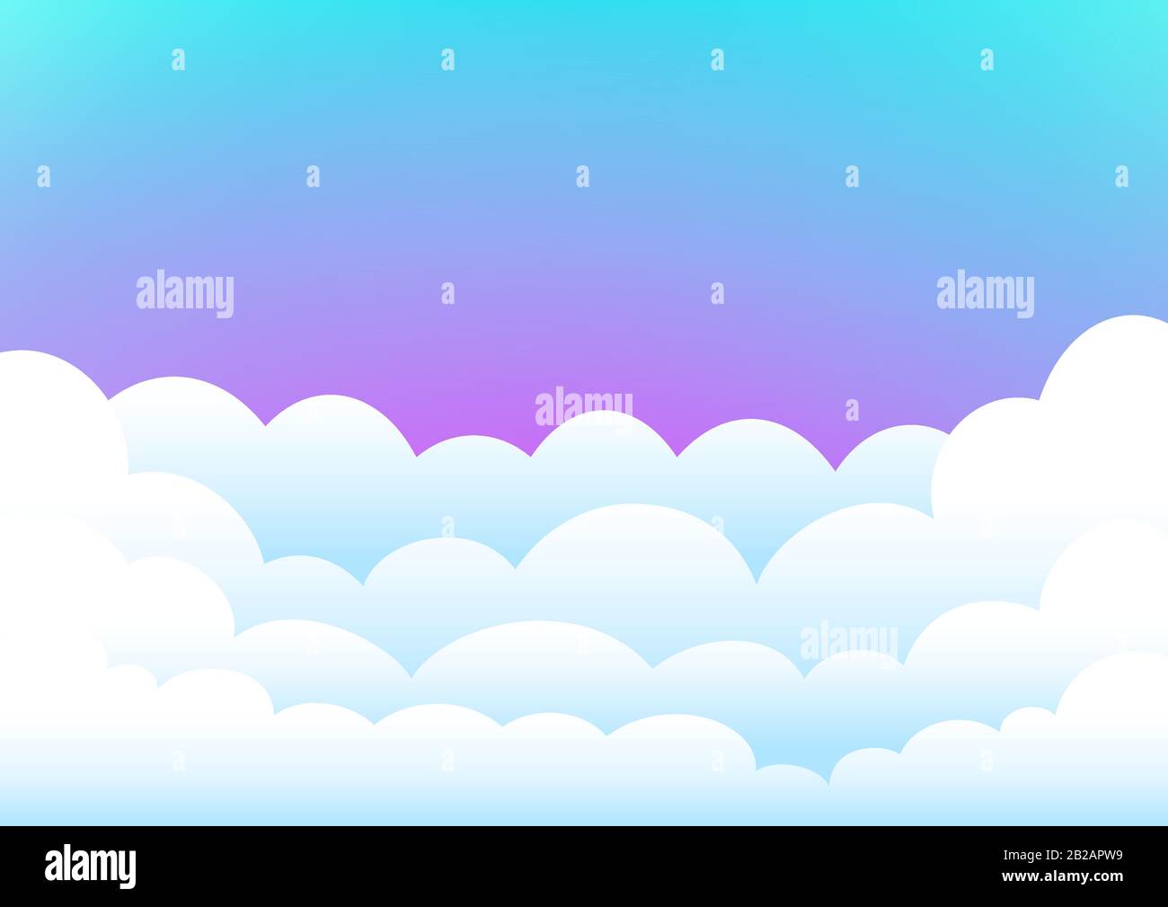 Pink fairy sky clouds Stock Vector Images - Alamy