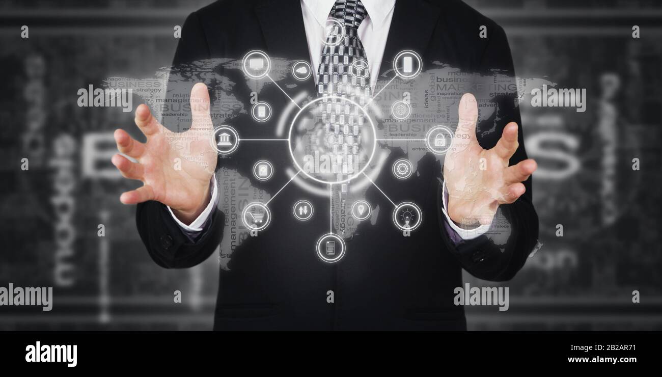 Digital business world people hi-res stock photography and images - Alamy
