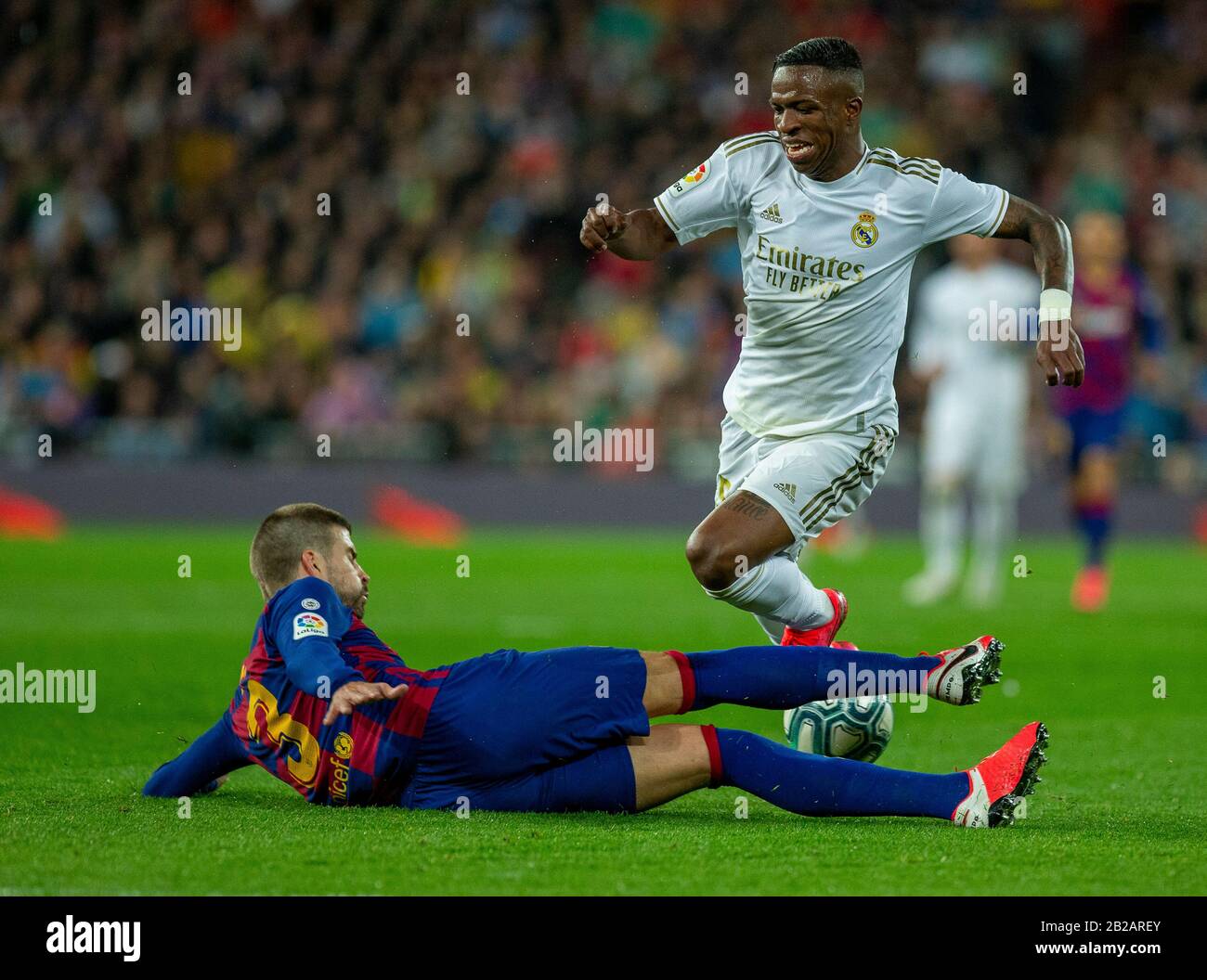 Vinicius Jr of Real Madrid in action during the Spanish La Liga match ...