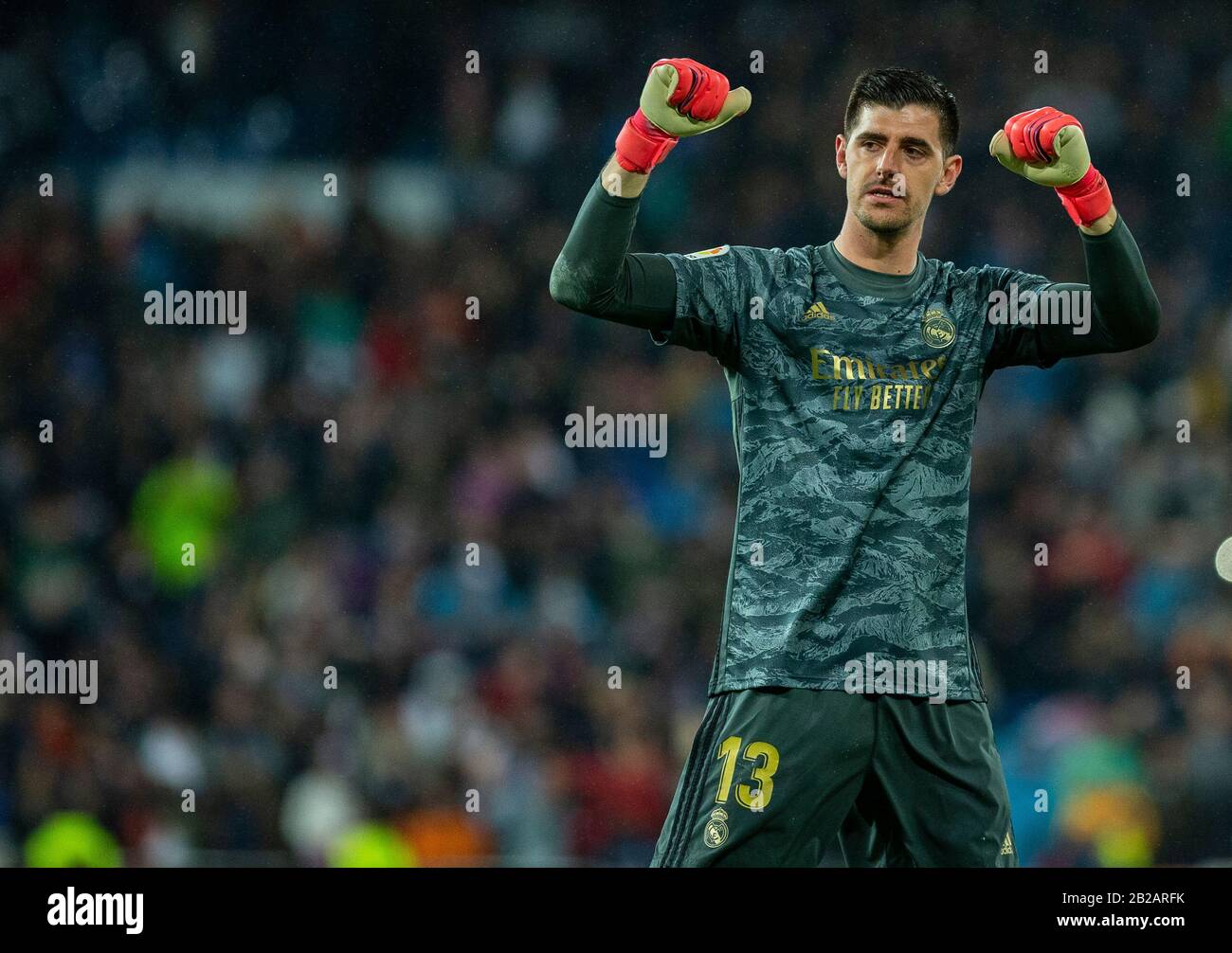 Courtois madrid celebrates hi-res stock photography and images - Alamy