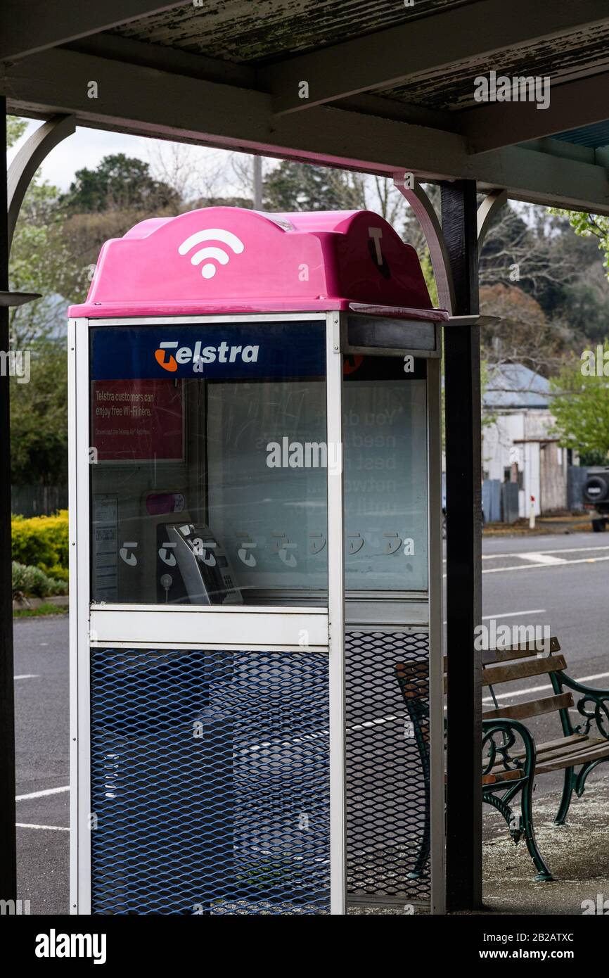 Telstra telephone box hi-res stock photography and images - Alamy