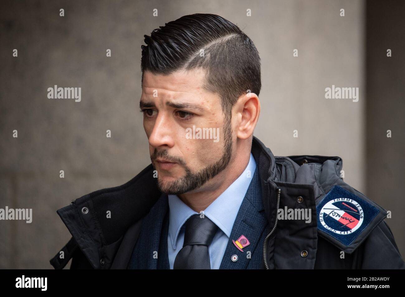 Thomas Hanlon arrives at the Old Bailey in London charged with causing ...