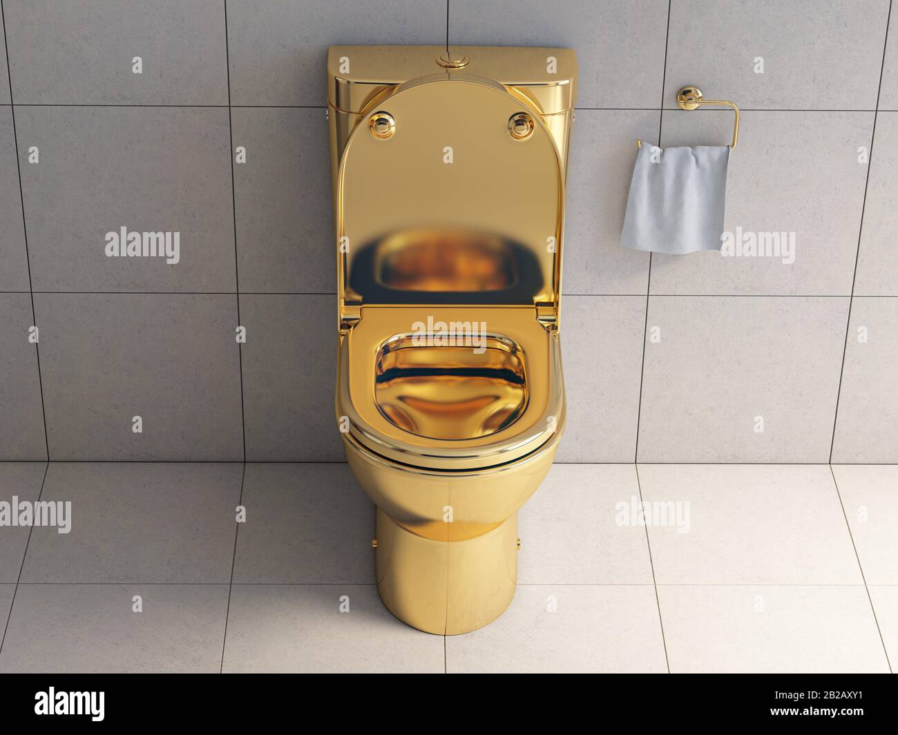 Gold toilet paper hi-res stock photography and images - Alamy