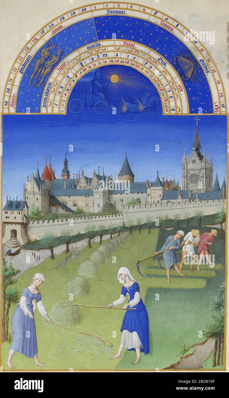 Book of hours of the duke of berry hi-res stock photography and images ...