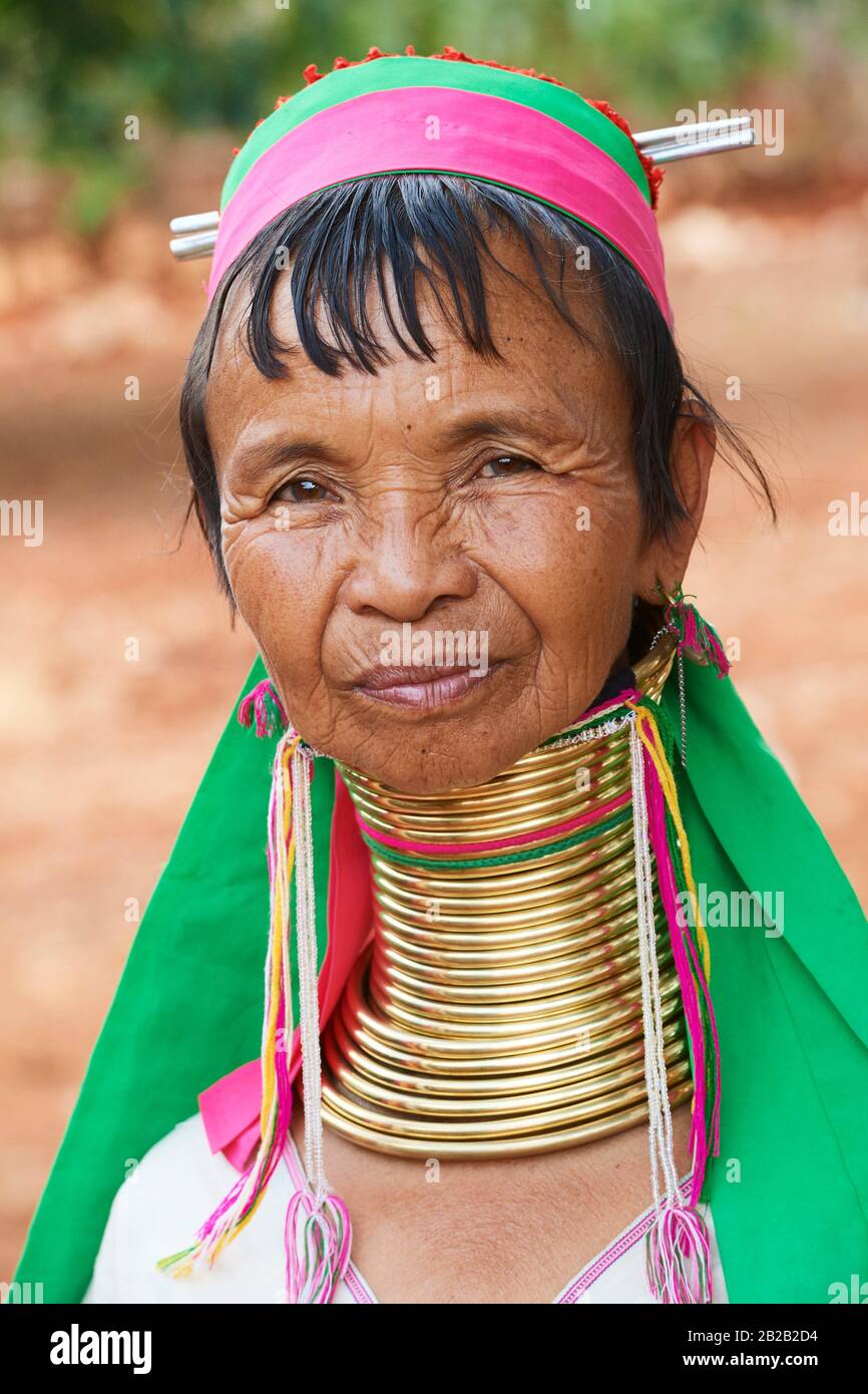 Kayan ethnic minority woman called hi-res stock photography and images ...