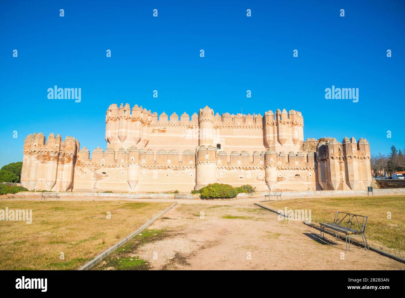 Coca castle castile leon spain hi-res stock photography and images - Alamy