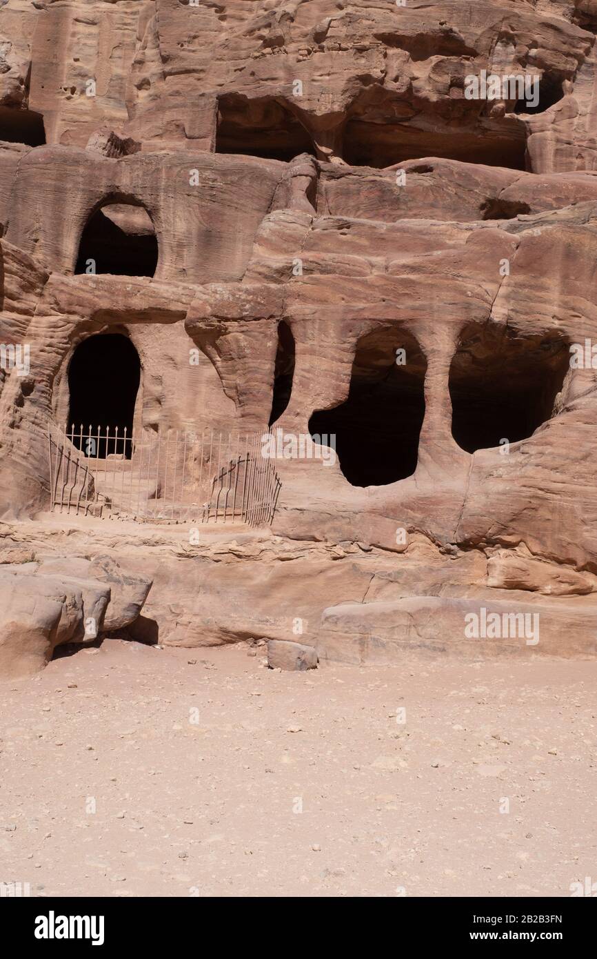 Ruins of Petra, World's UNESCO Heritage, Jordan Stock Photo - Alamy
