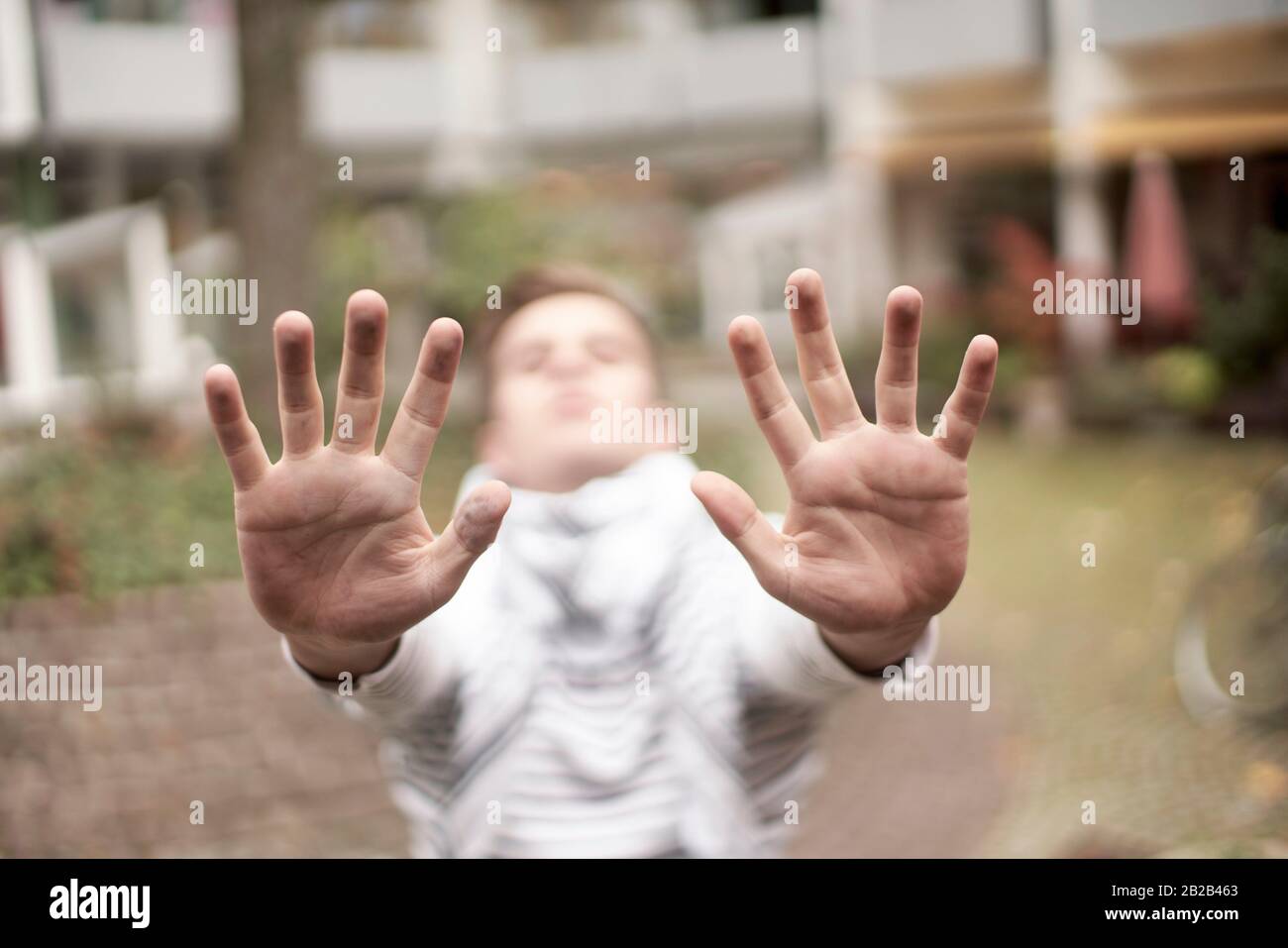 Adult adults hand palm palms hi-res stock photography and images - Alamy