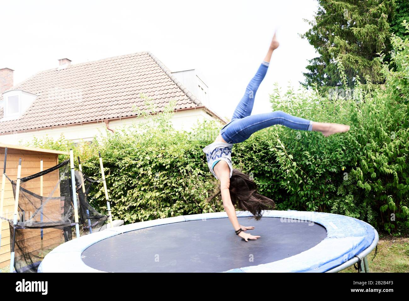 Someone Doing A Somersault