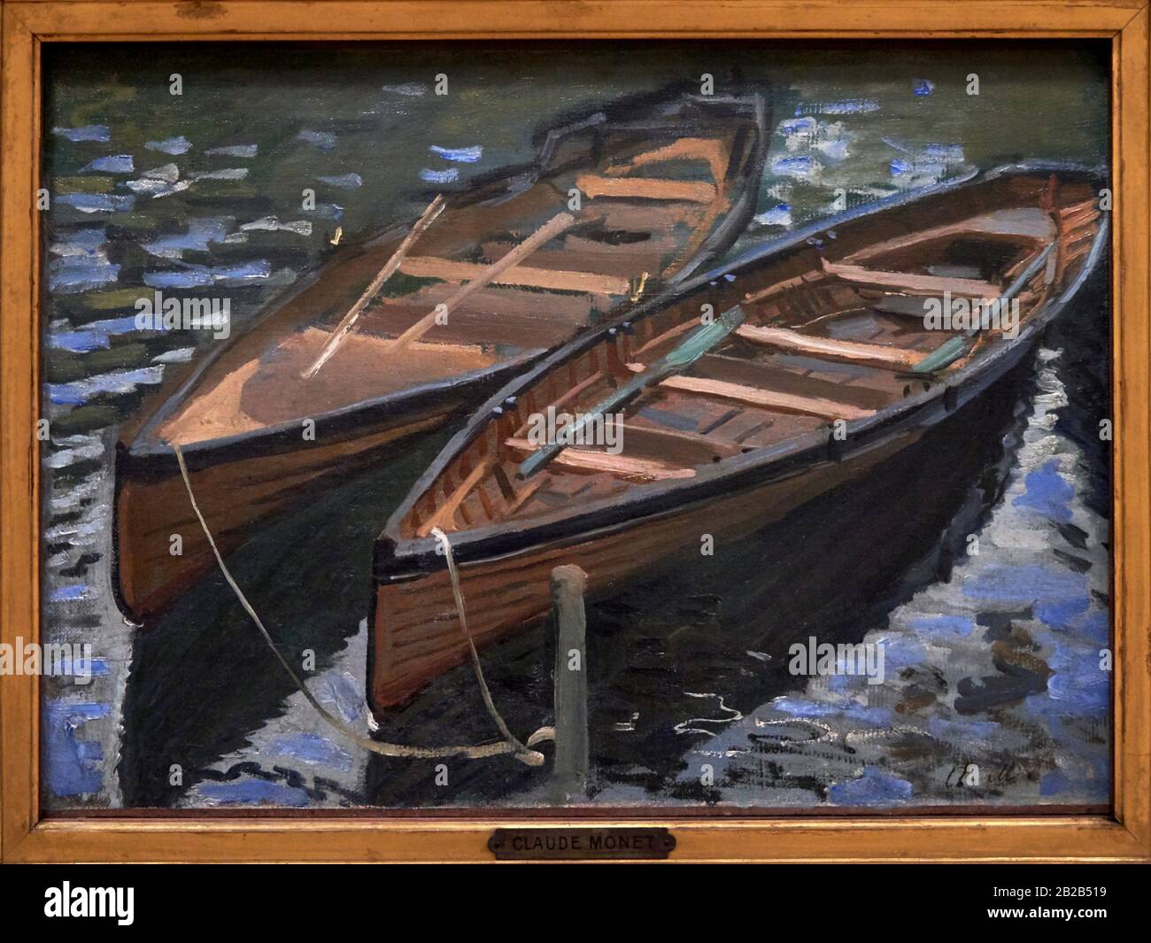 Monet boat hi-res stock photography and images - Alamy