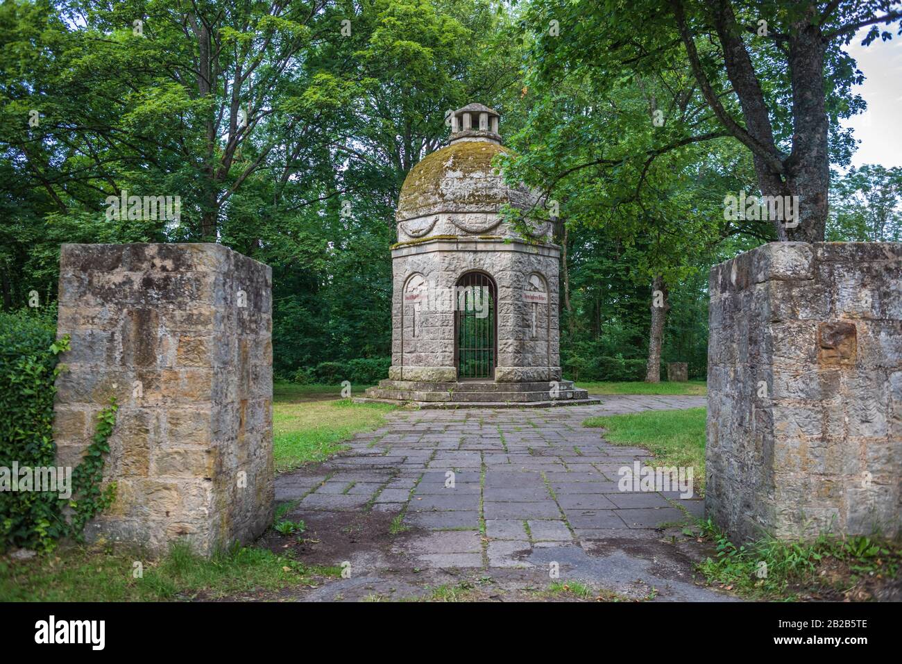 HASSBERGE, GERMANY - CIRCA JUNE, 2019: Castle Koenigsberg alias Burg ...