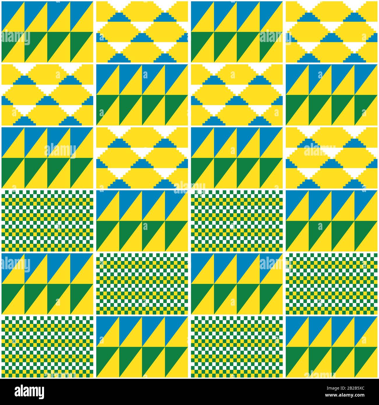 Tribal african seamless vector pattern with repetitive geometric shapes ...