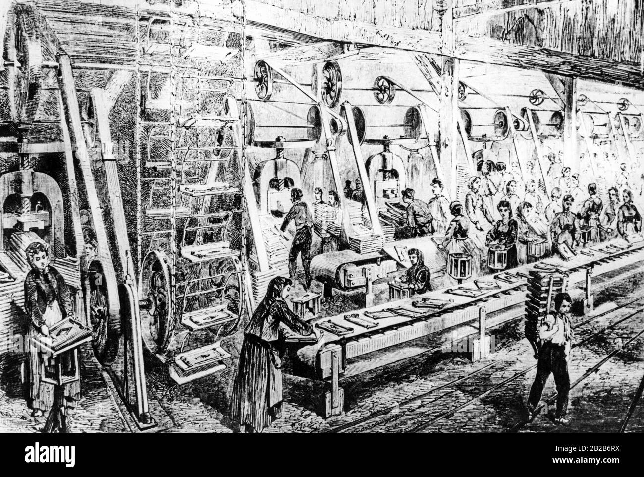 Female factory worker 1860 hi-res stock photography and images - Alamy