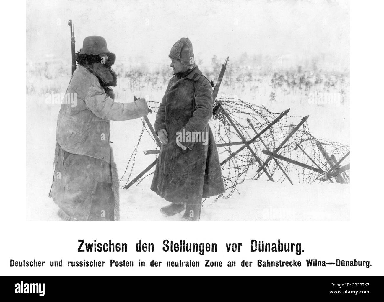 German positions eastern front Black and White Stock Photos & Images ...
