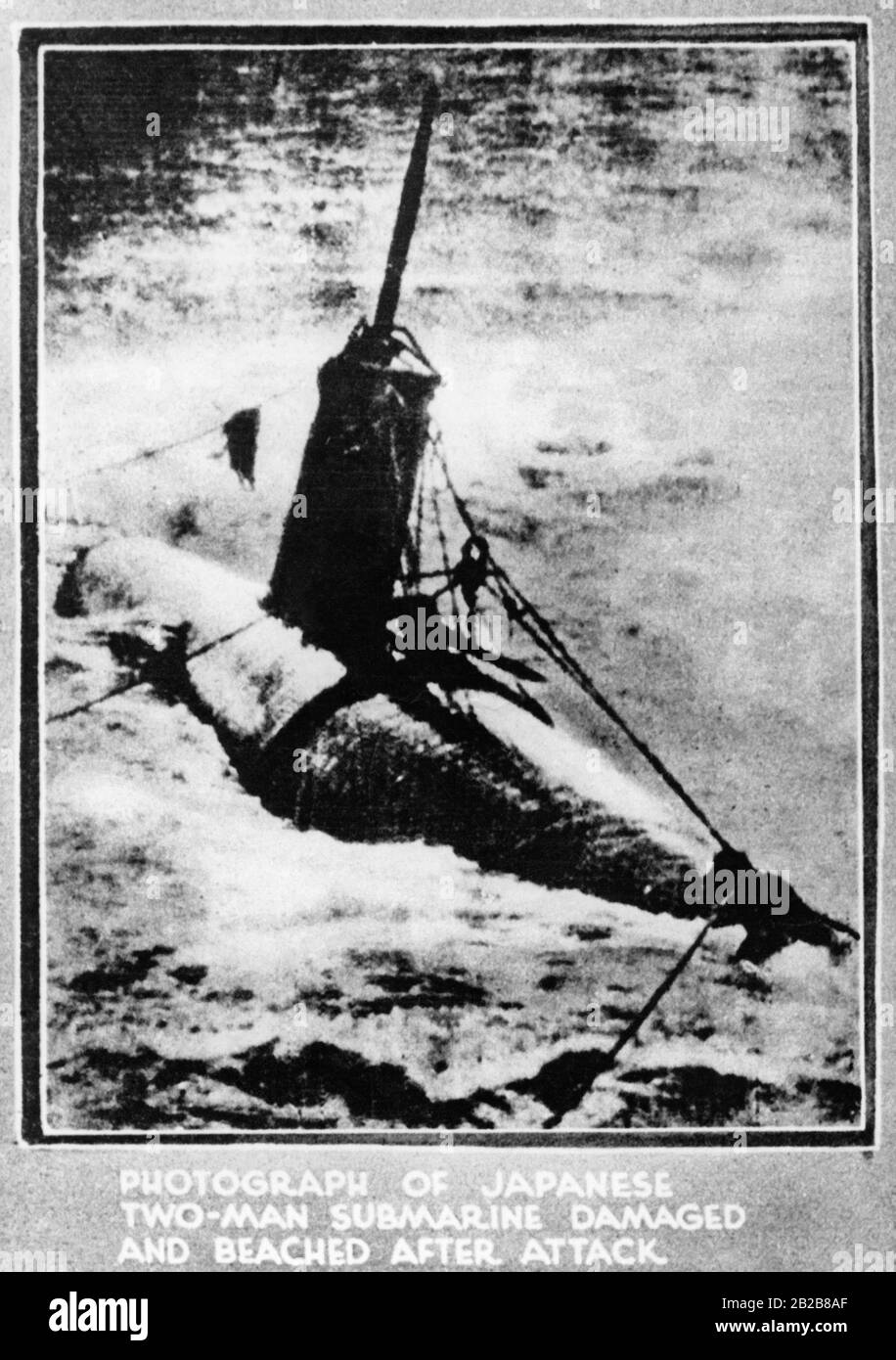 A two-person submarine, of the Imperial Japanese Navy Stock Photo - Alamy