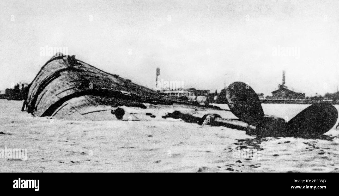 The American battleship USS Utah after the Japanese attack on Pearl ...