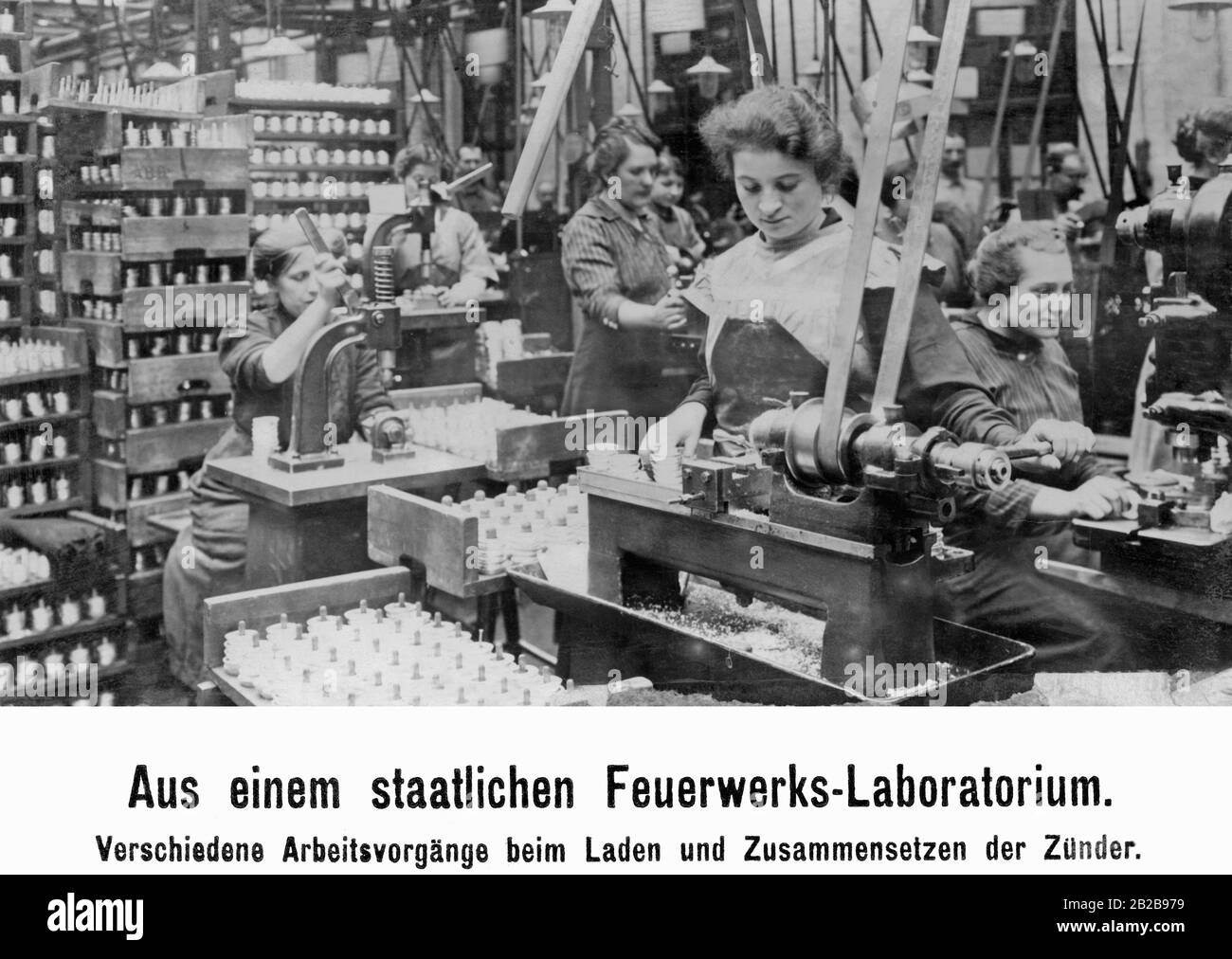 Assembling fireworks Black and White Stock Photos & Images - Alamy