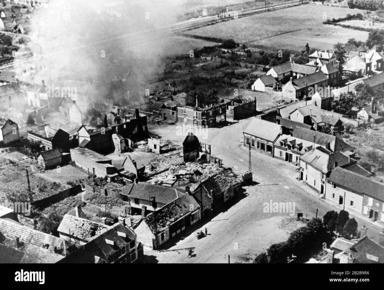 A city in France that was heavily damaged during the Second World War ...