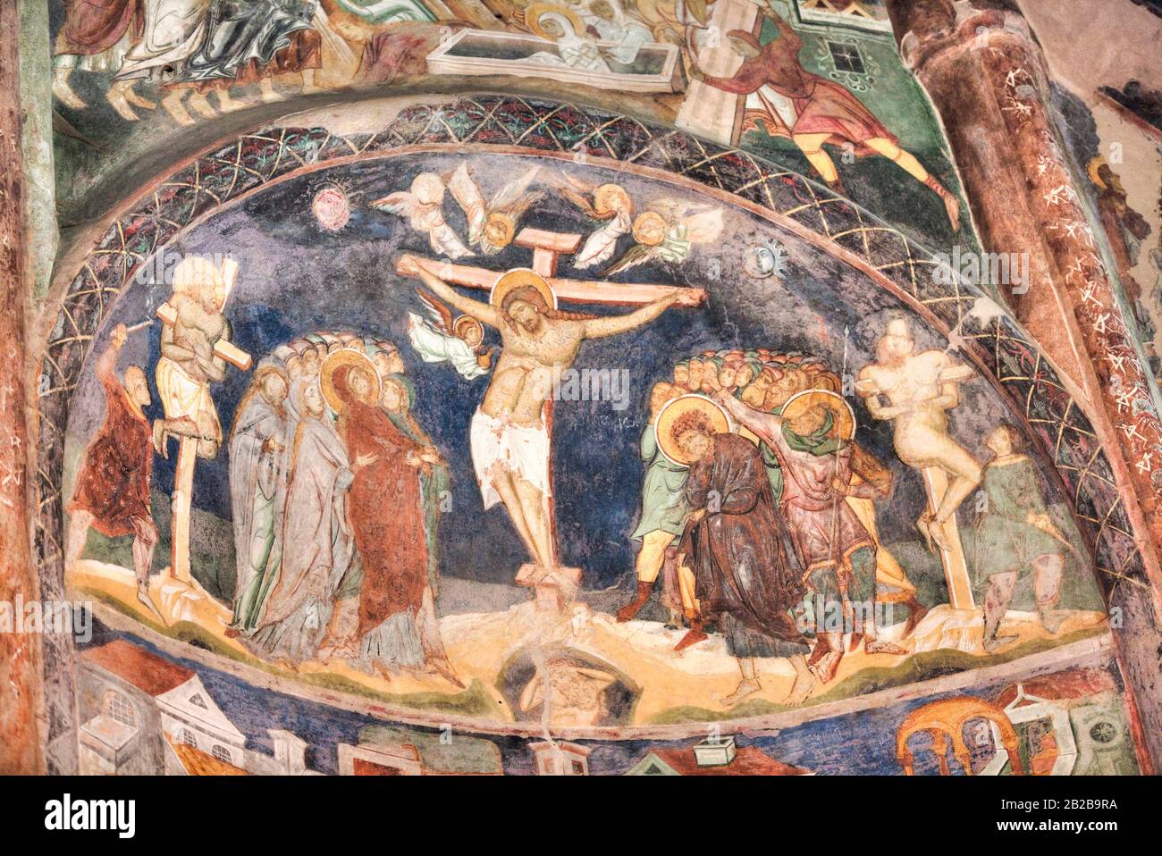 Interior Frescoes, Arbore Monastery, 1502, Painted Monasteries, UNESCO ...